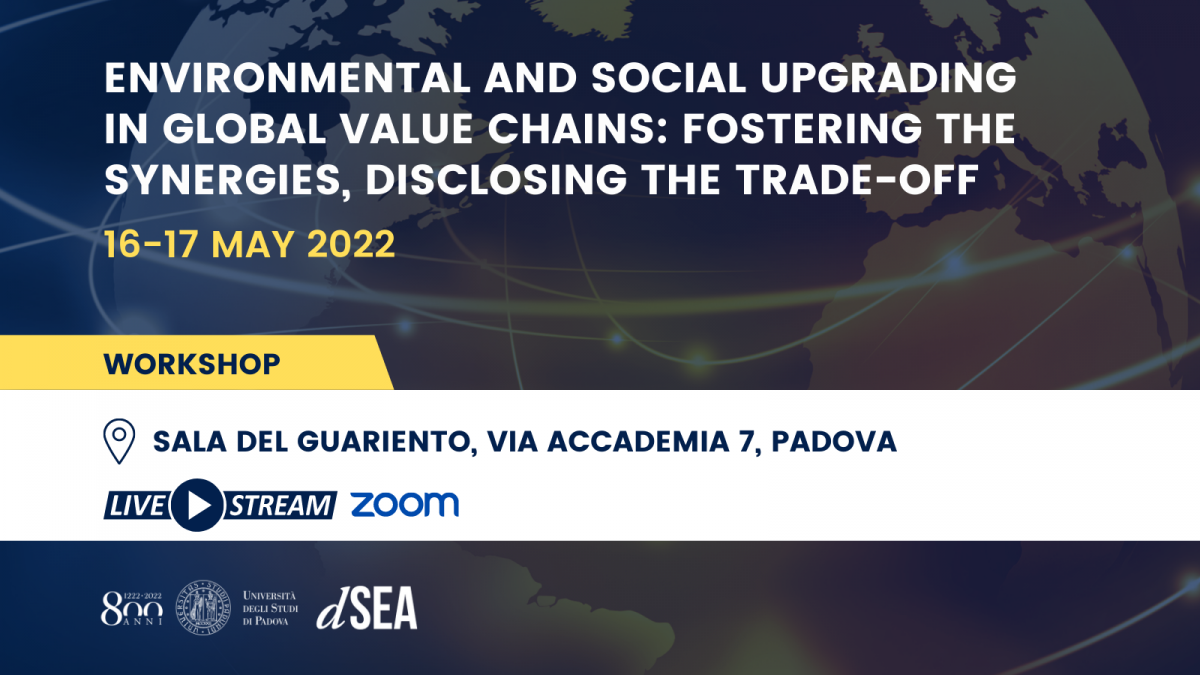 Workshop: "Environmental and social upgrading in Global Value Chains: fostering the synergies ...